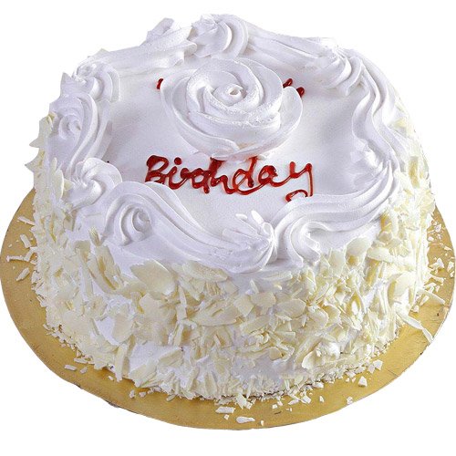 top-cake-with-cream-toppings - CakenGifts.in